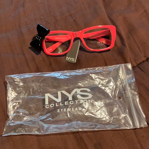Nys Eyewear Collection Accessories Hot Pink Glasses By Nys Collection Nwt Poshmark